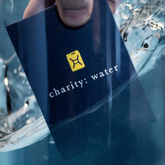 charity: water Merch Shipping | Greg Yagoda Design