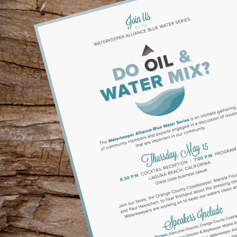 charity: water Donation Card | Greg Yagoda Design